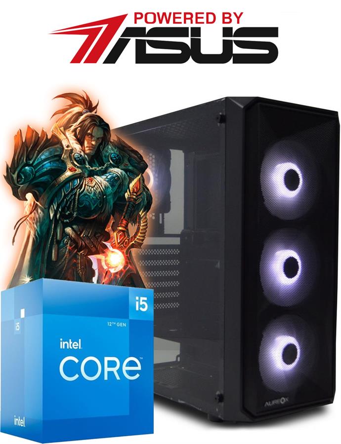 PC Intel Core i5-12400, RX 5500 XT, 16GB RAM, 256GB SSD, Win10 (P